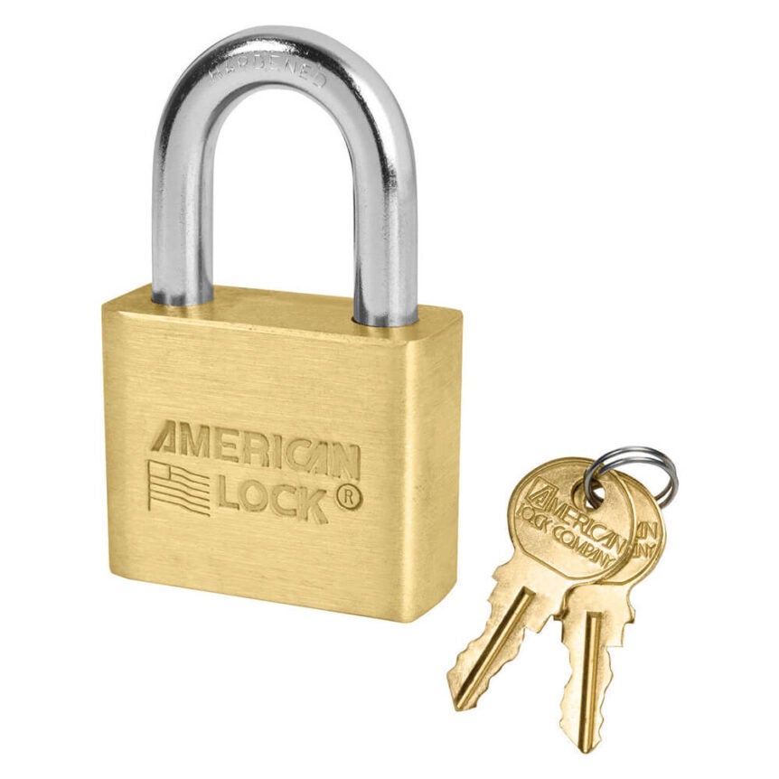 AMERICAN - AL50 SOLID BRASS LOCK | Accurate Security